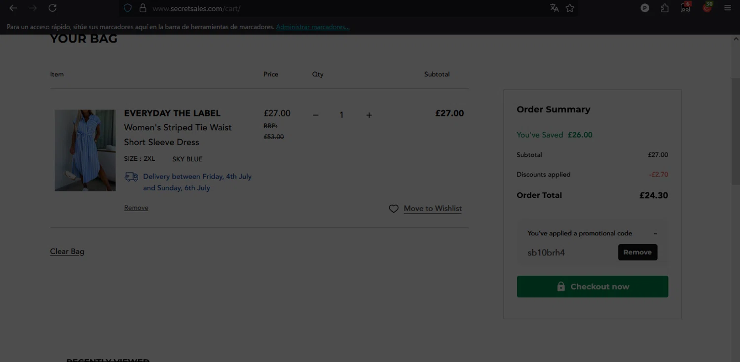 Secret Sales Promo Codes - 10% Off (Verified) Jul 2025