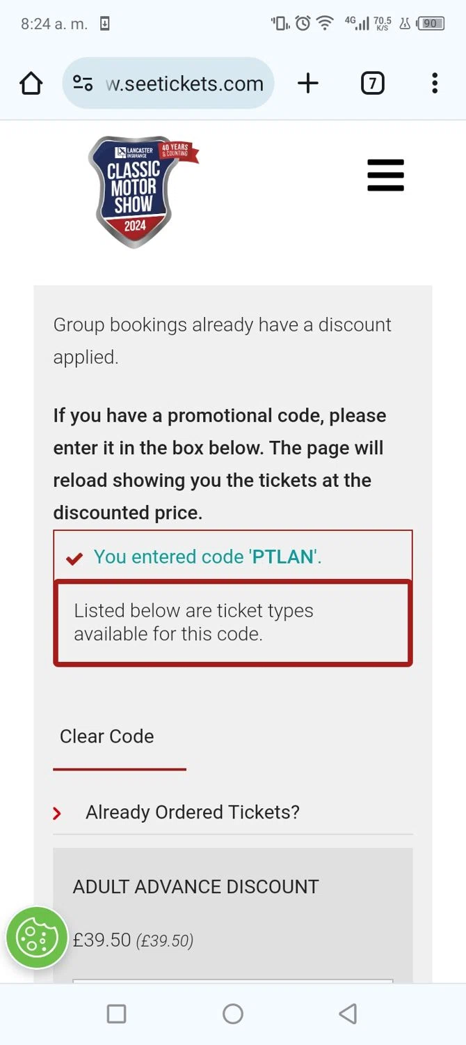 See Tickets Promo Codes - 10% Off | September 2024