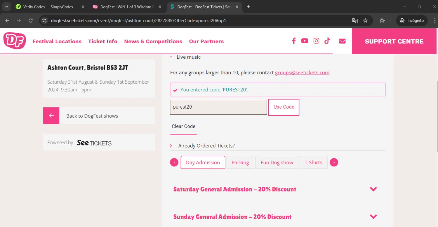 See Tickets Promo Codes - 10% Off | August 2024