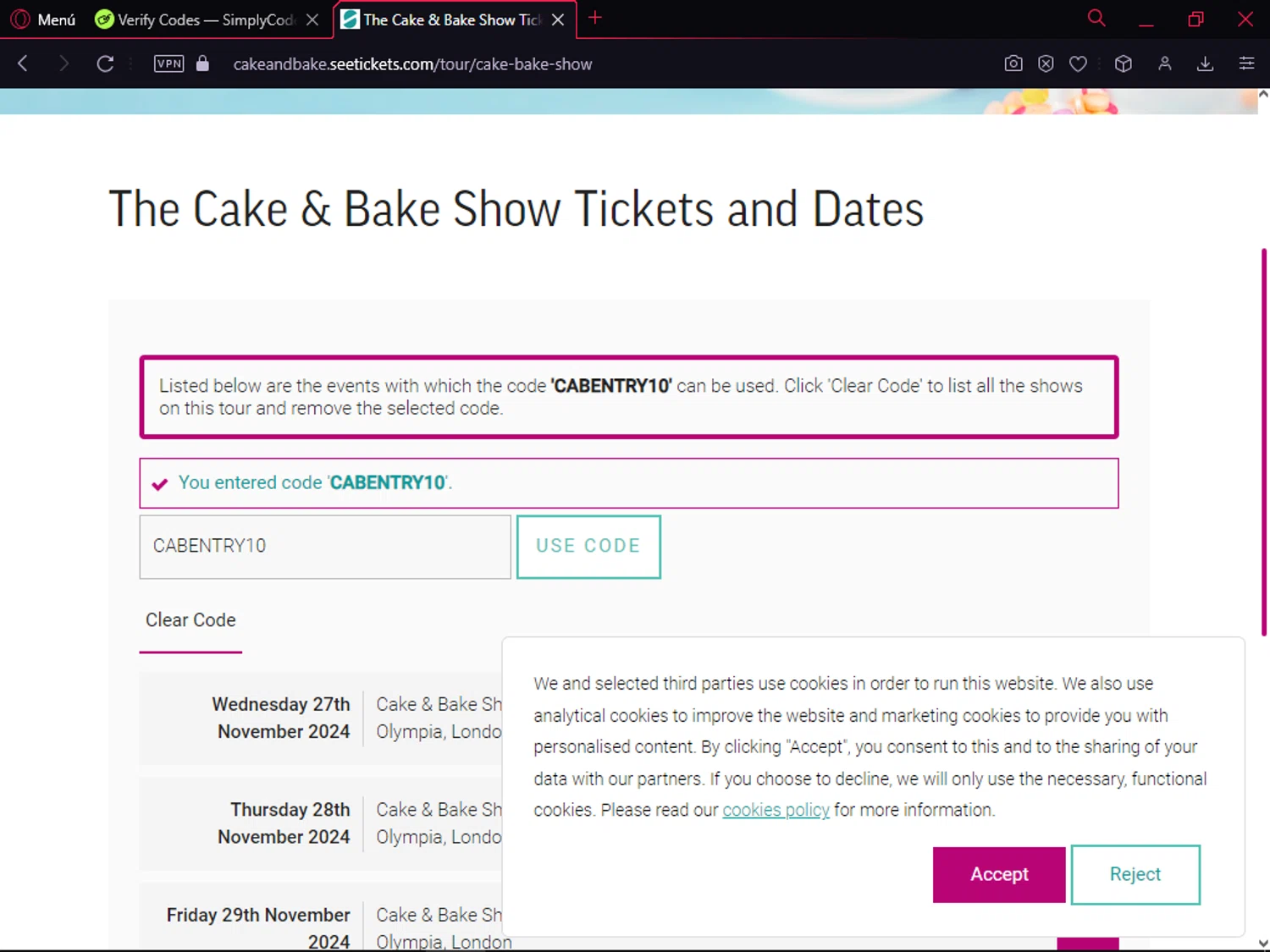 See Tickets Promo Codes - 10% Off | September 2024