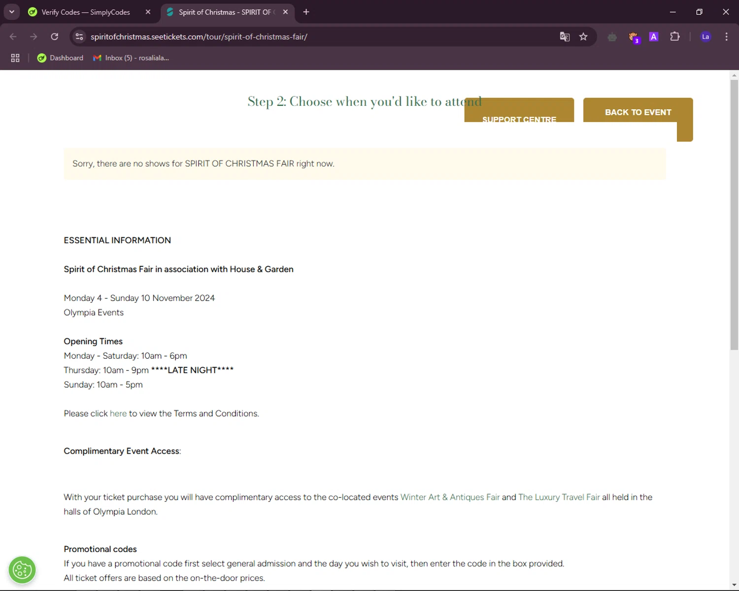 See Tickets Promo Codes - 25% Off | January 2025