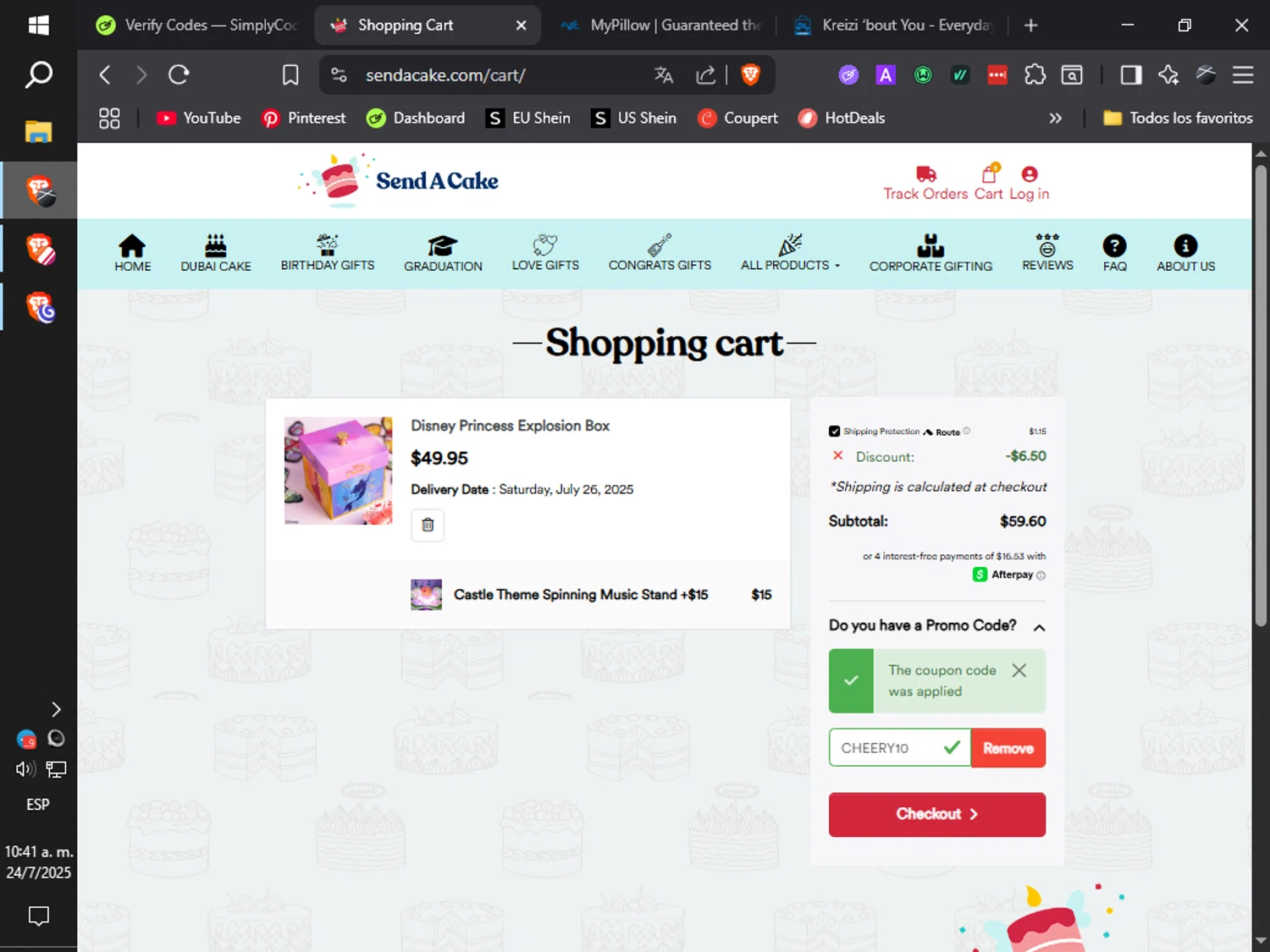 Send A Cake Promo Codes (20 Verified) - 10% Off Oct 2025