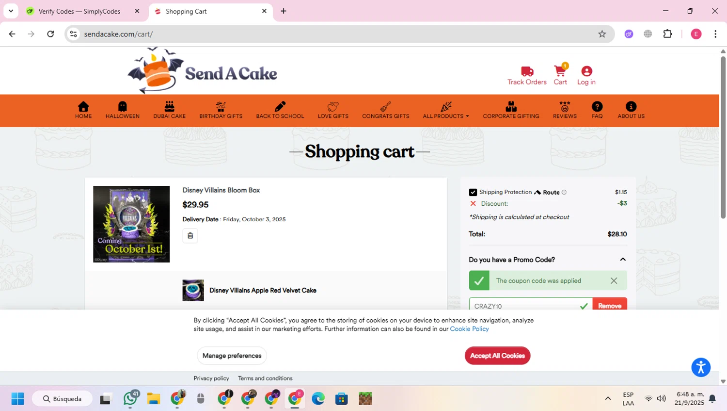 Send A Cake Promo Codes (20 Verified) - 10% Off Sep 2025
