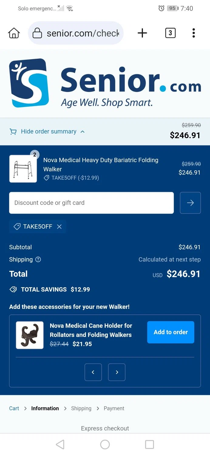 Senior.com Promo Codes – 25% Off | July 2024