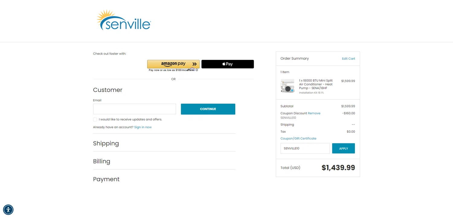 Senville Promo Codes - $75 Off (81 Verified) Dec 2025