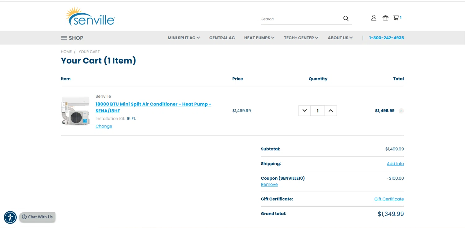 Senville Promo Codes - $75 Off (81 Verified) Dec 2025
