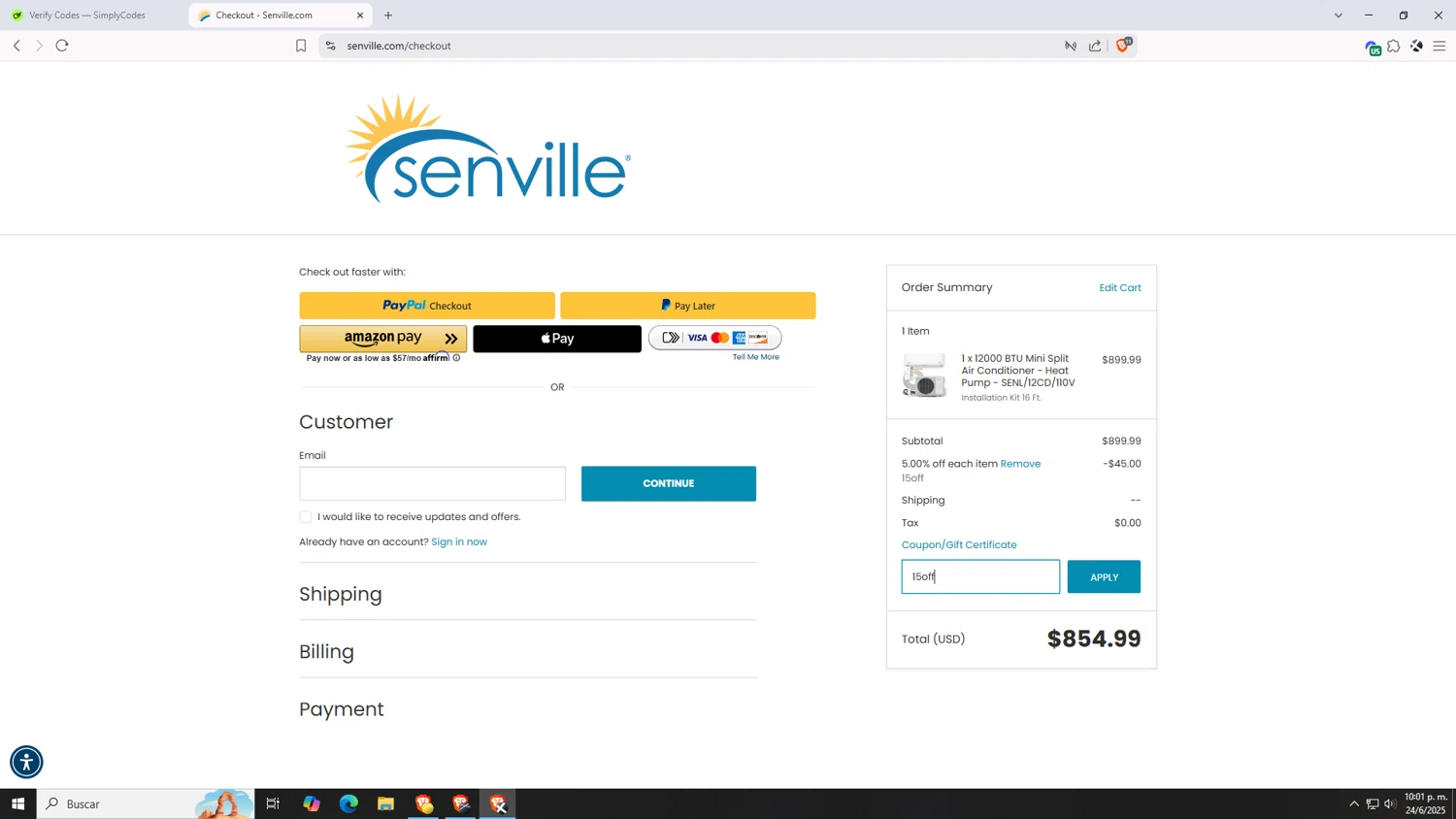 Senville Promo Codes - $75 Off (83 Verified) Aug 2025