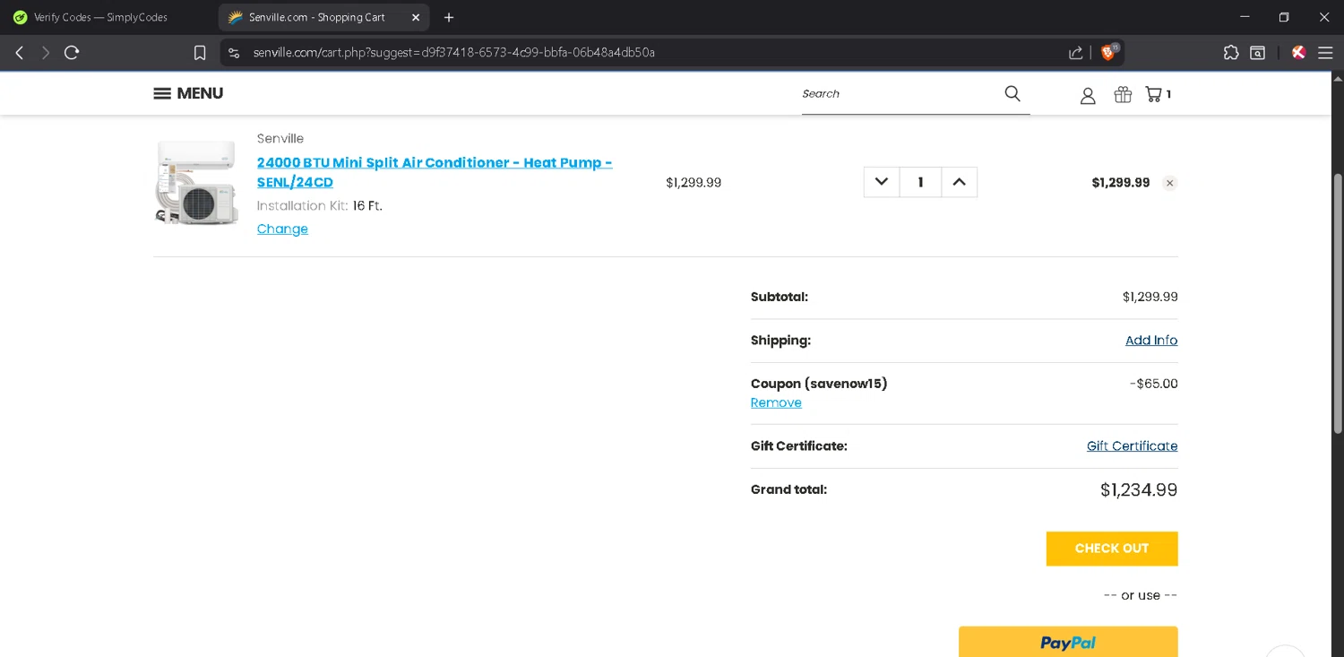 Senville Promo Codes - $75 Off (82 Verified) Sep 2025