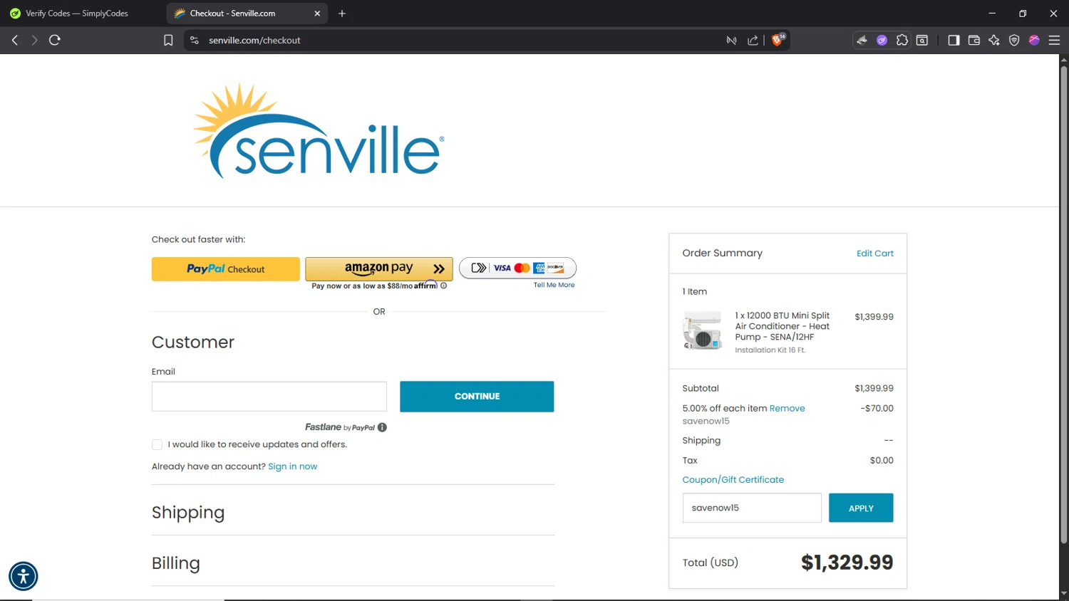 Senville Promo Codes - $75 Off (82 Verified) Sep 2025