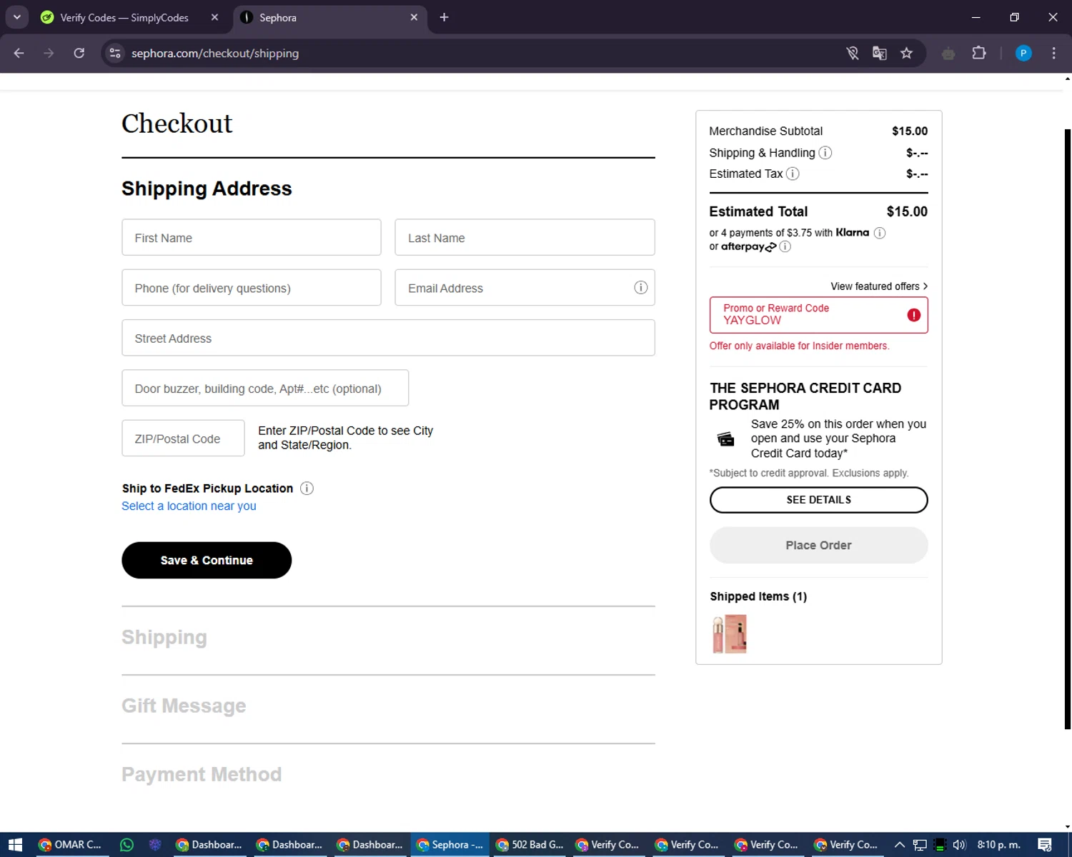 Sephora Promo Codes - 10% Off | January 2025