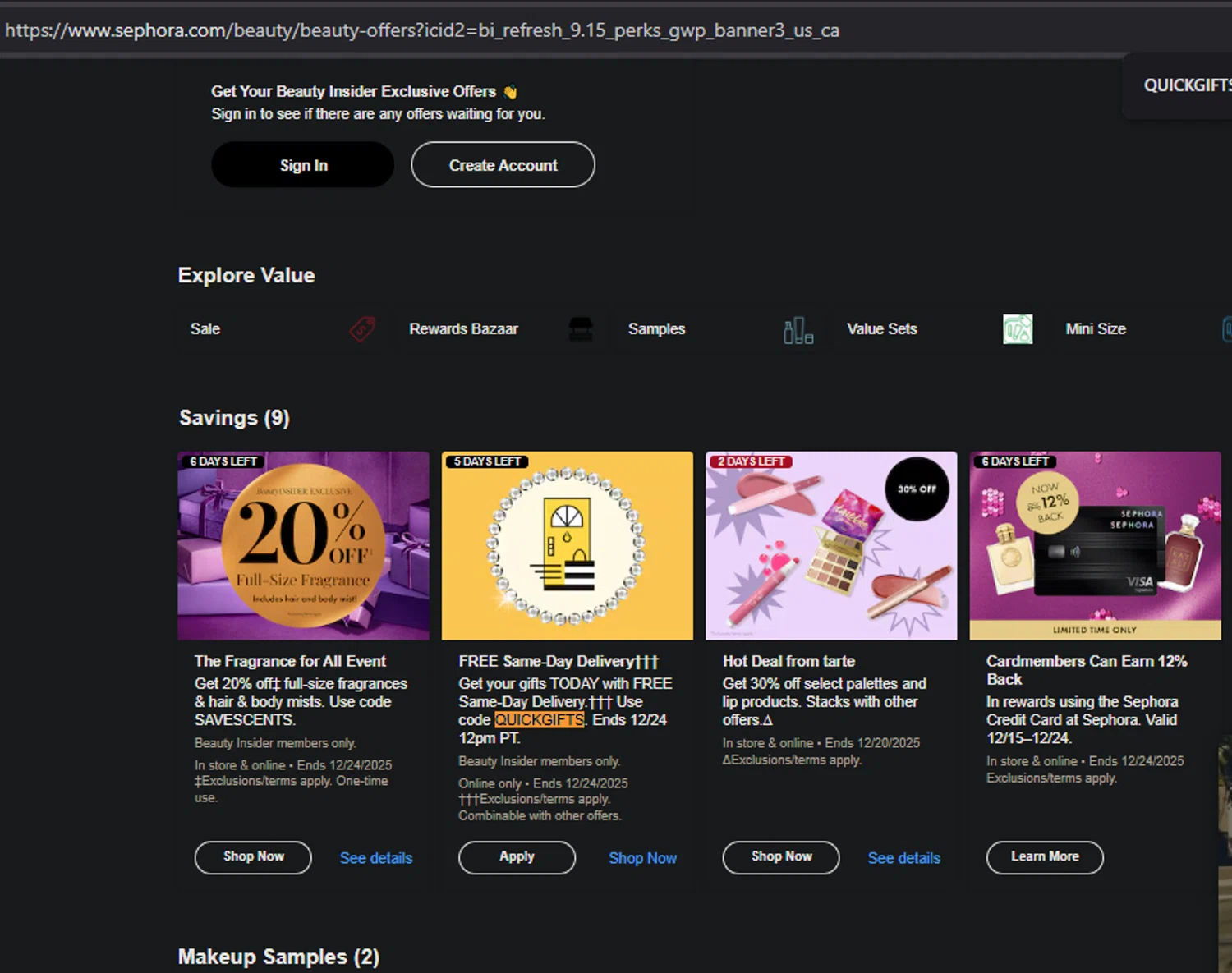 Sephora Promo Codes - 20% Off (3 Verified) Jan 2026