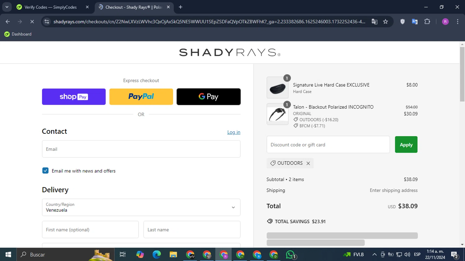 Shady Rays Discount Codes & Black Friday 2024 Deals - $20 Off