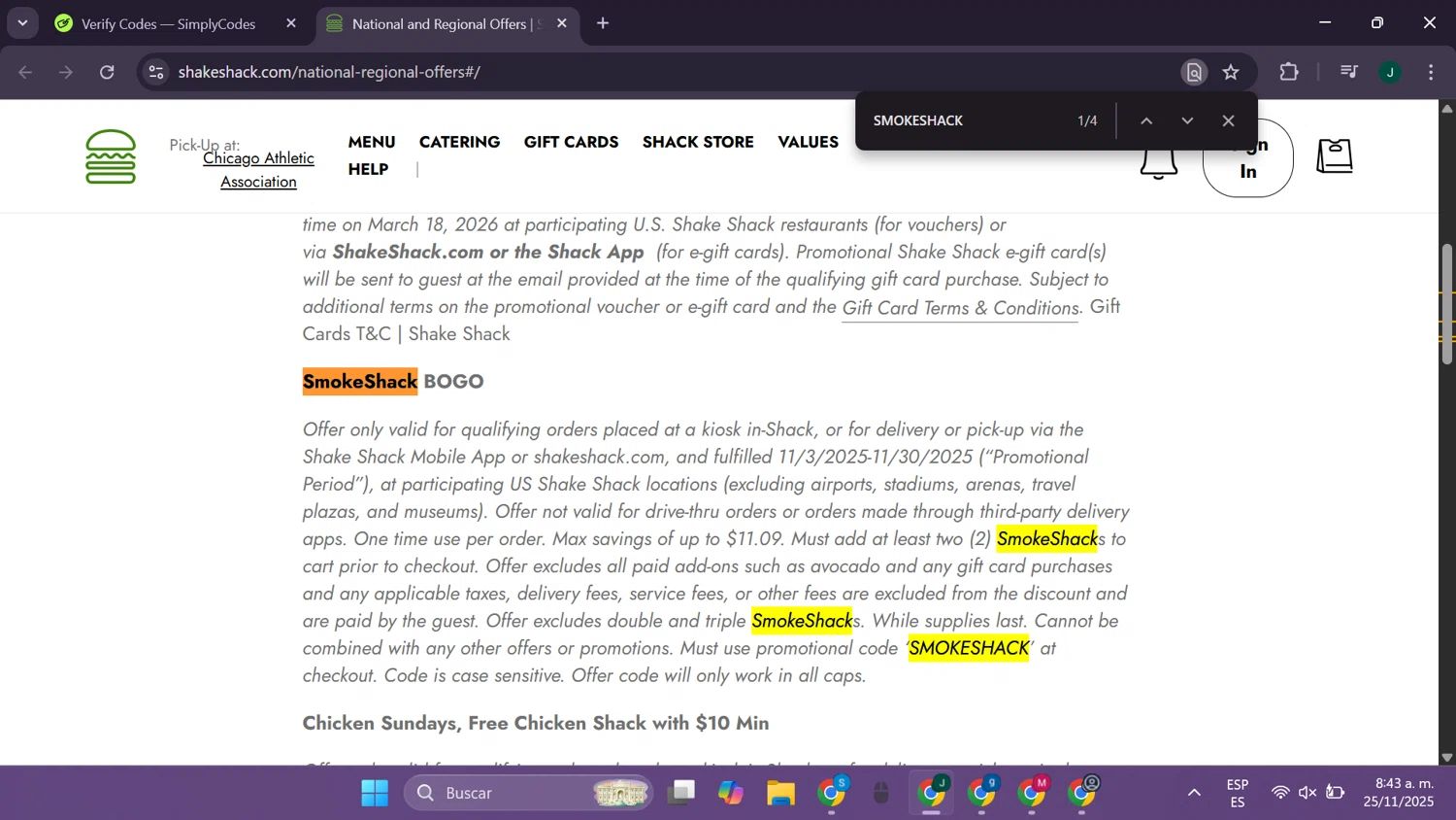 ShakeShack Promo Codes - 50% Off (1 Verified) Jan 2026