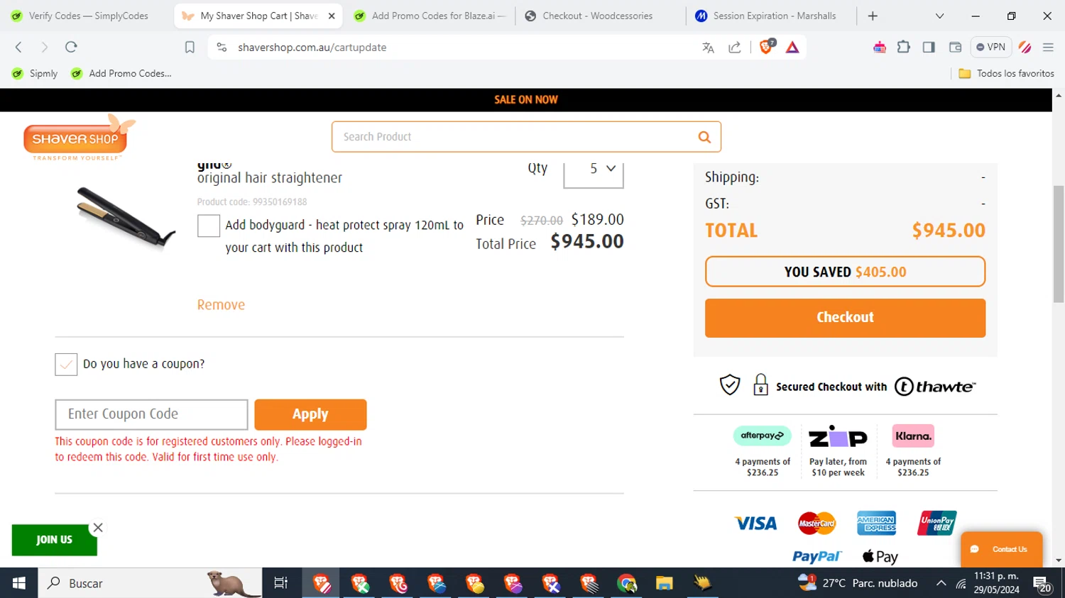 Shaver Shop Coupons - $10 Off | January 2025