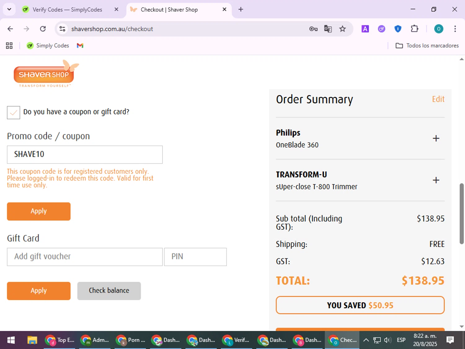 Shaver Shop Promo Codes - 10% Off Coupons Jun 2026