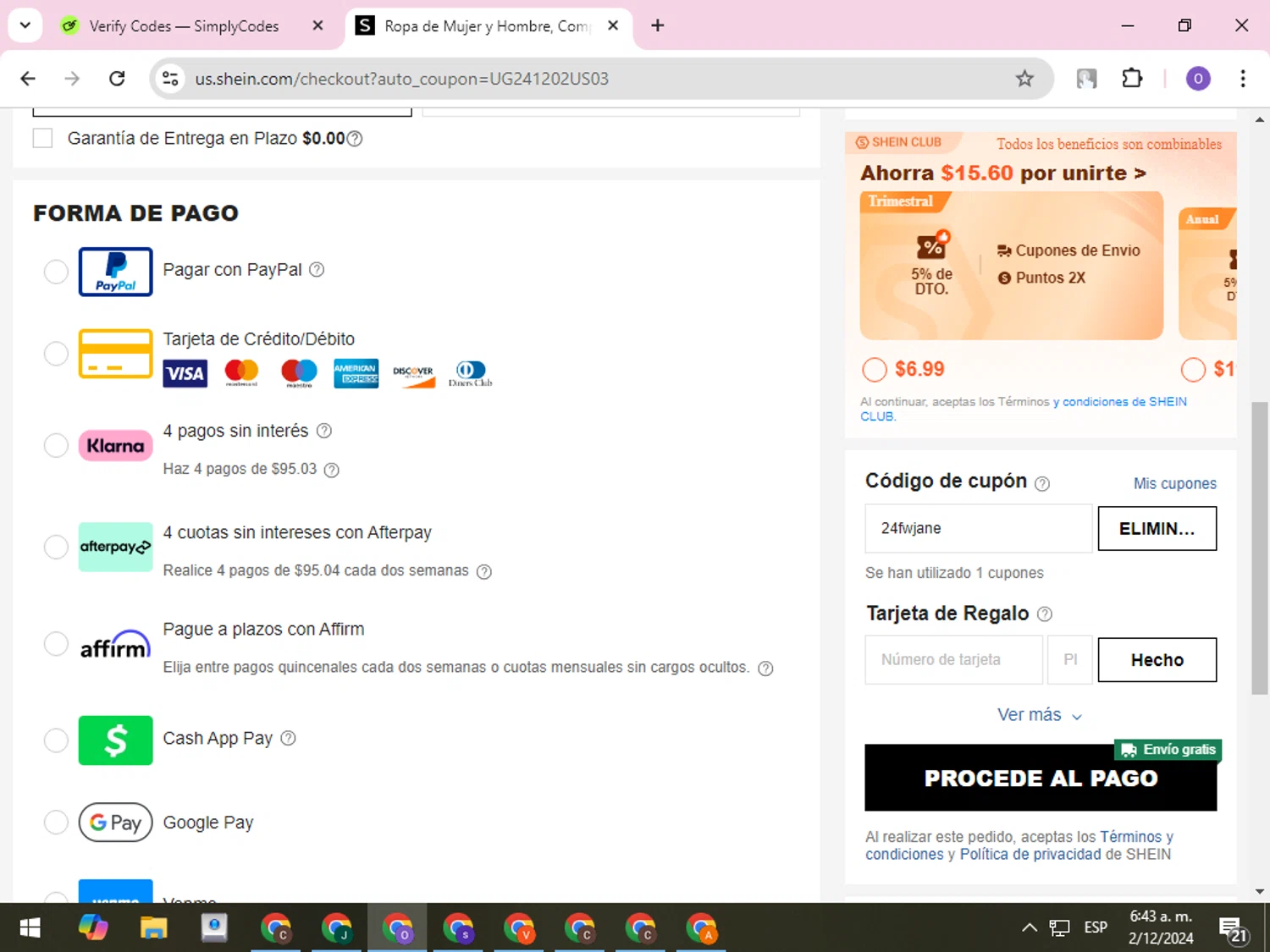 SHEIN Coupon Codes - $10 Off | December 2024