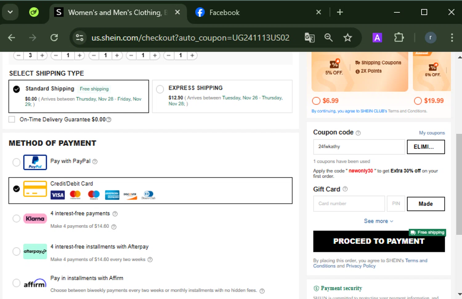 SHEIN Coupon Codes & Black Friday 2024 Deals - 25% Off