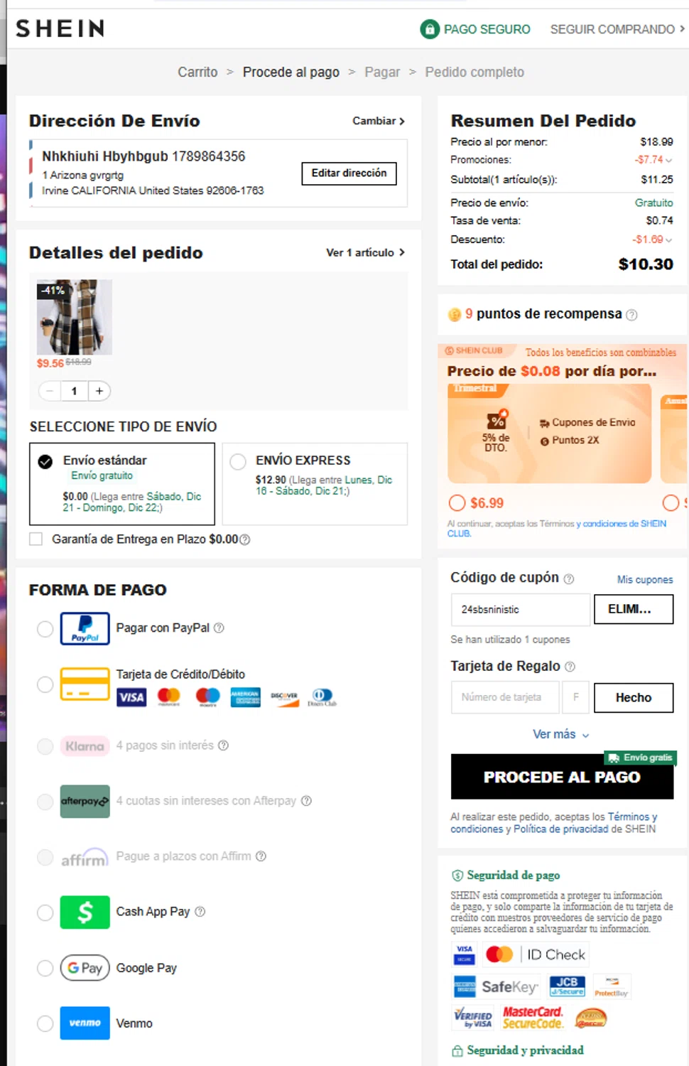 SHEIN Coupon Codes - 15% Off | December 2024