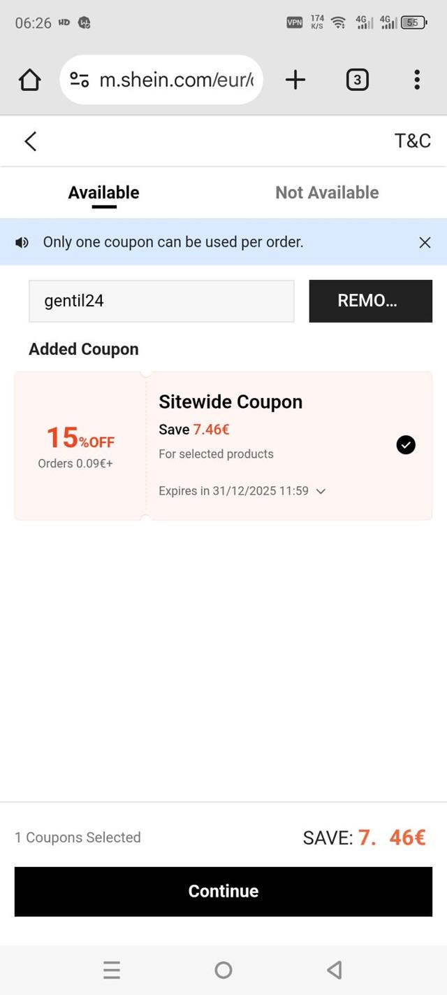 Shein EU Promo Codes (4 Verified) - 15% Off w/Code Oct 2025