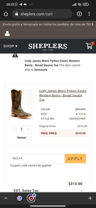 Sheplers Coupons & Black Friday 2024 Deals - 10% Off