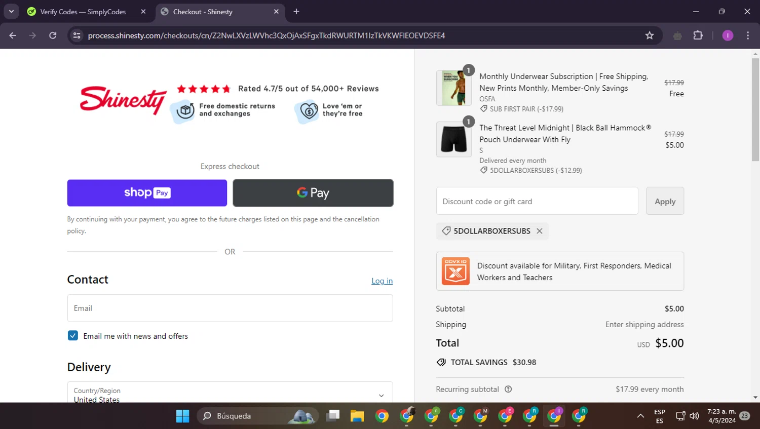 Shinesty Promo Codes – 1% Off | May 2024