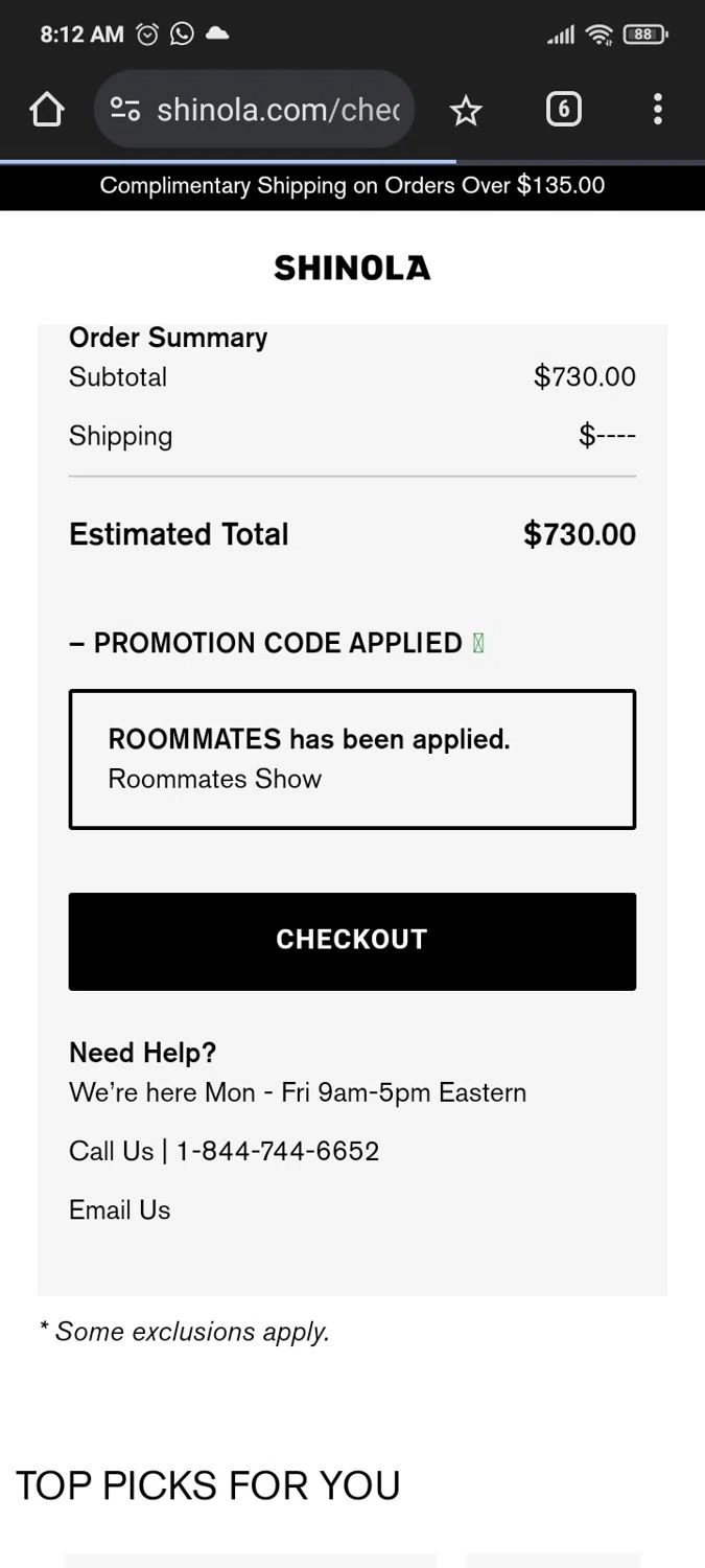 Shinola Discount Codes - 20% Off | November 2024