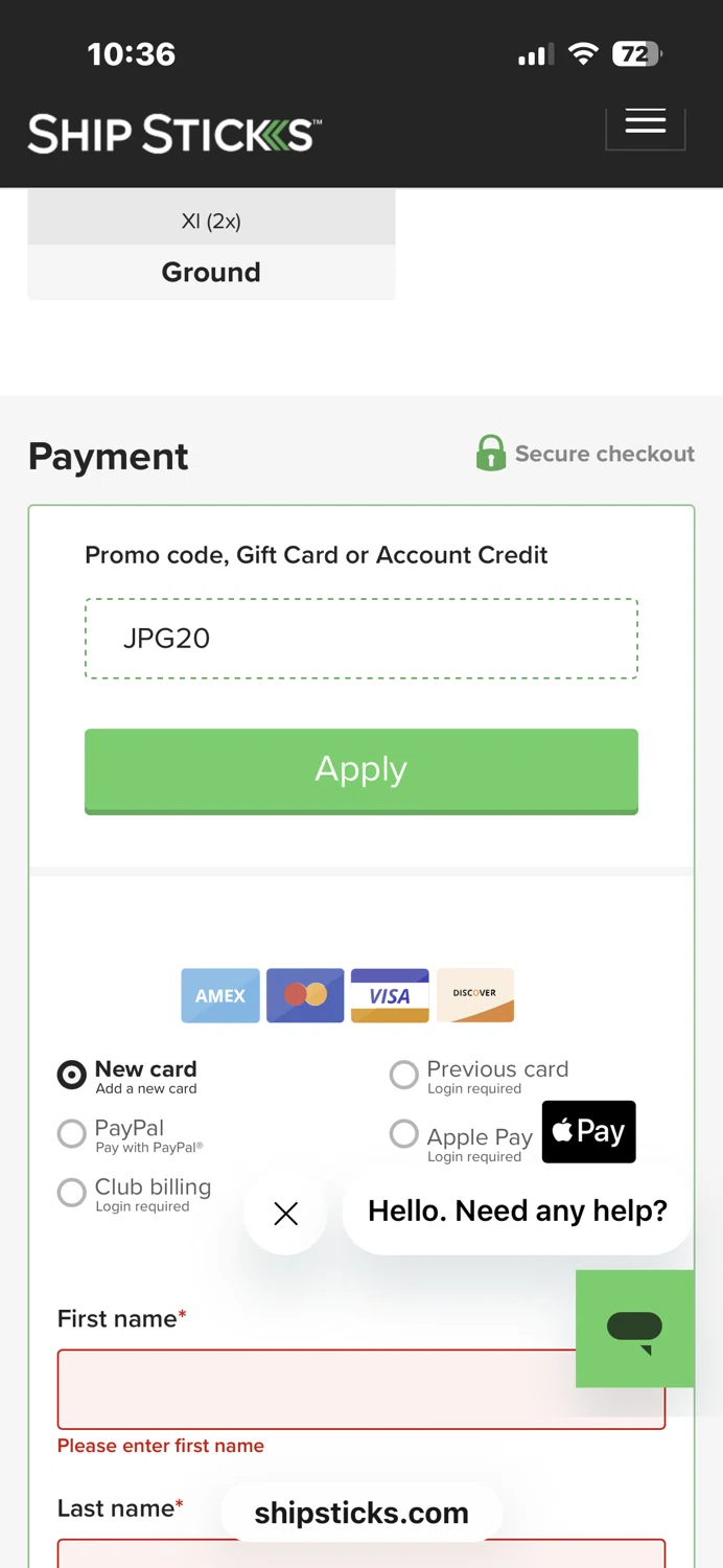 Ship Sticks Promo Codes - 20% Off (3 Verified) Mar 2026