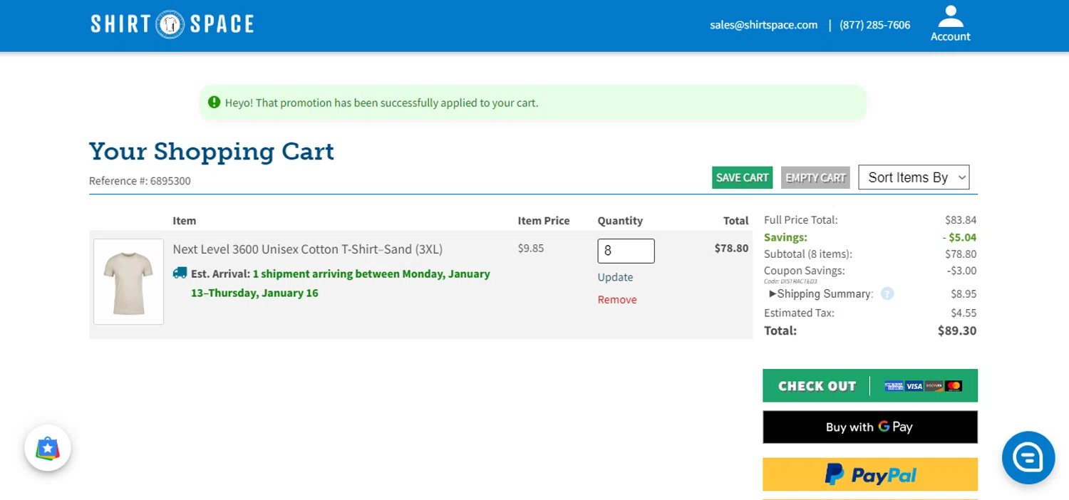 ShirtSpace.com Promo Codes - 15% Off Jun 2025
