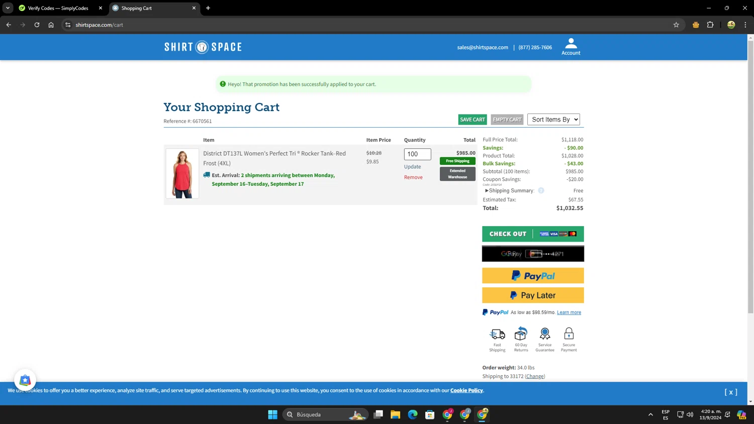 ShirtSpace.com Promo Codes & Cyber Monday 2024 Deals - $3 Off