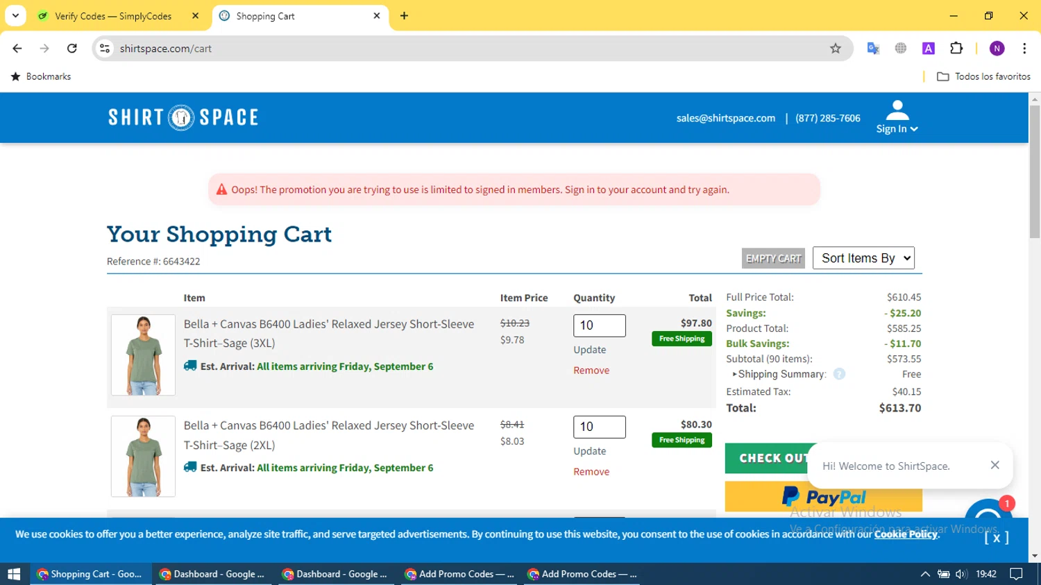 ShirtSpace.com Promo Codes - $3 Off | October 2024