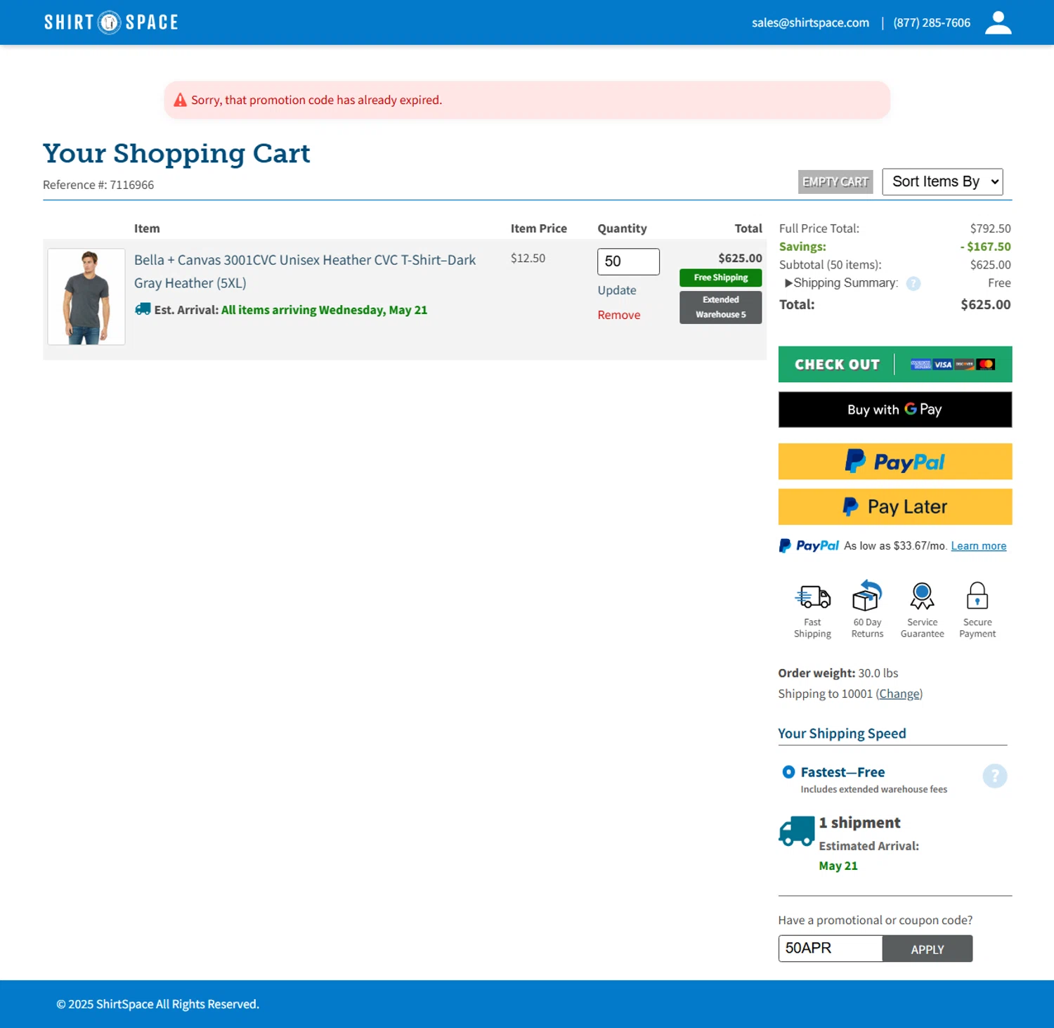 ShirtSpace.com Promo Codes - 15% Off Jun 2025