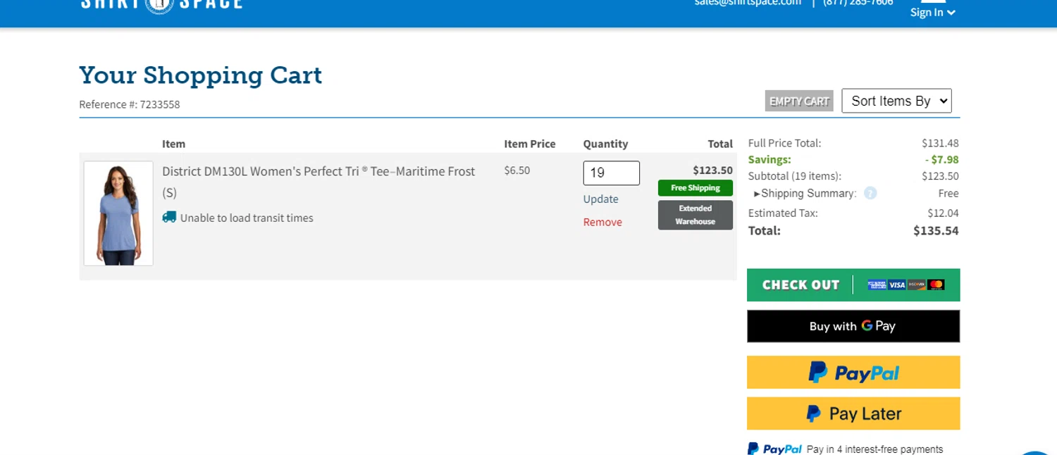 ShirtSpace.com Promo Codes - $50 Off Aug 2025
