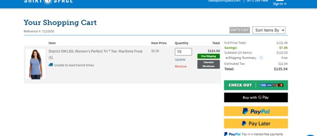 ShirtSpace.com Promo Codes - $50 Off Aug 2025