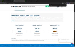 ShirtSpace.com Promo Codes - $50 Off Sep 2025