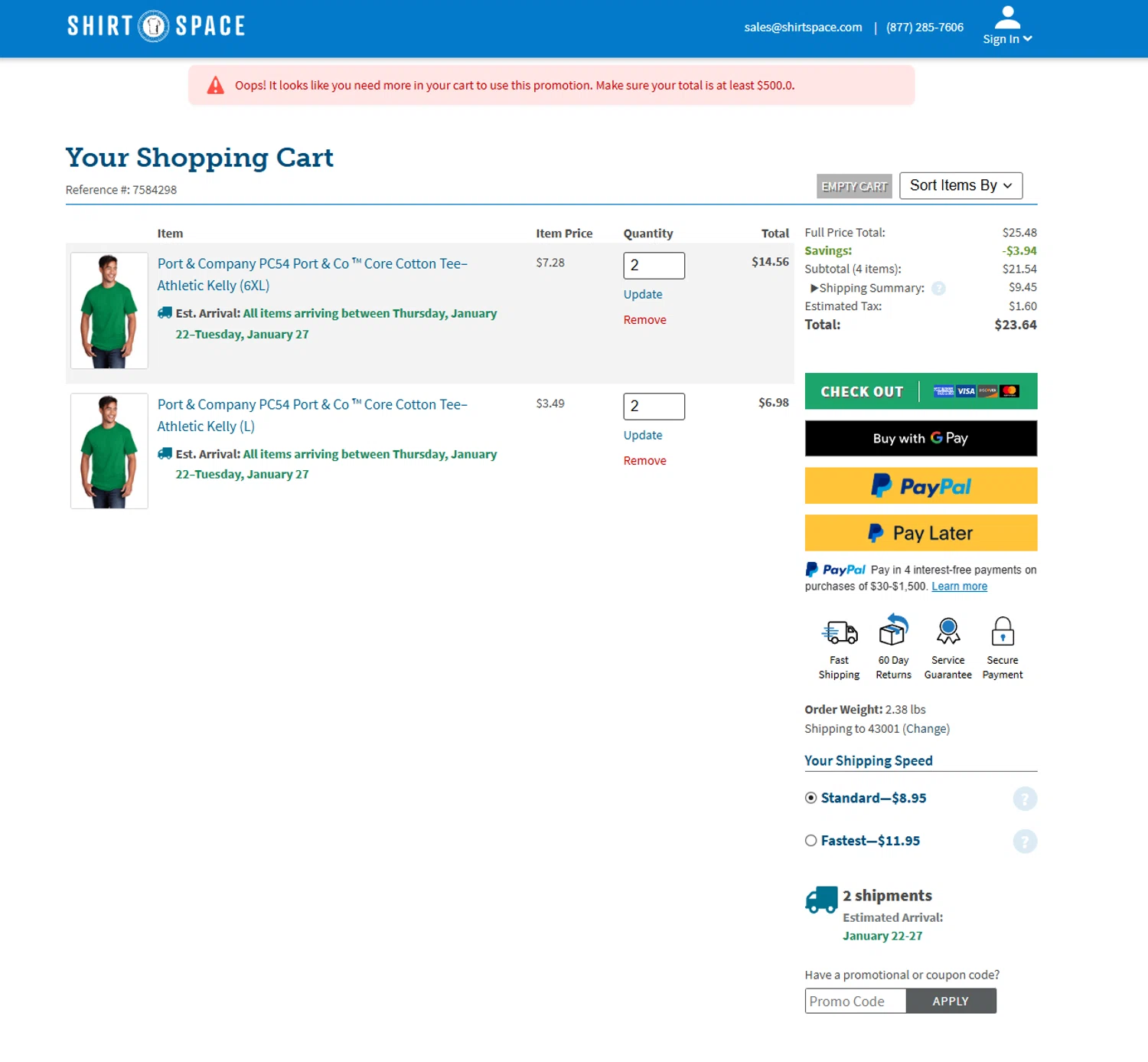 ShirtSpace.com Promo Code - $50 Off (7 Verified) Feb 2026