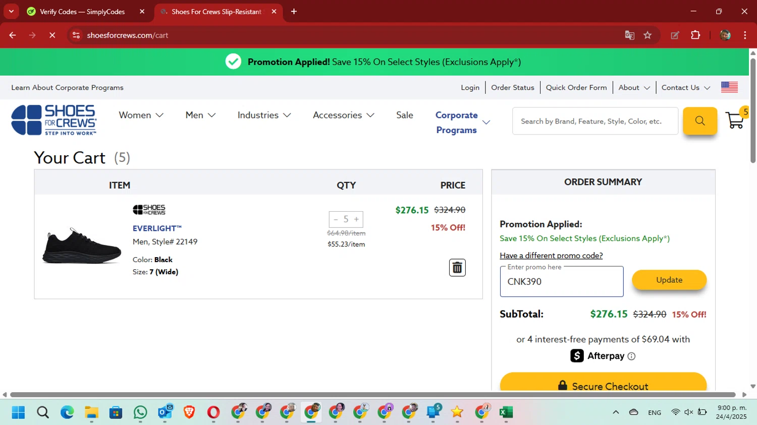 Shoes for Crews Promo Codes (3 Verified) - 15% Off May 2025