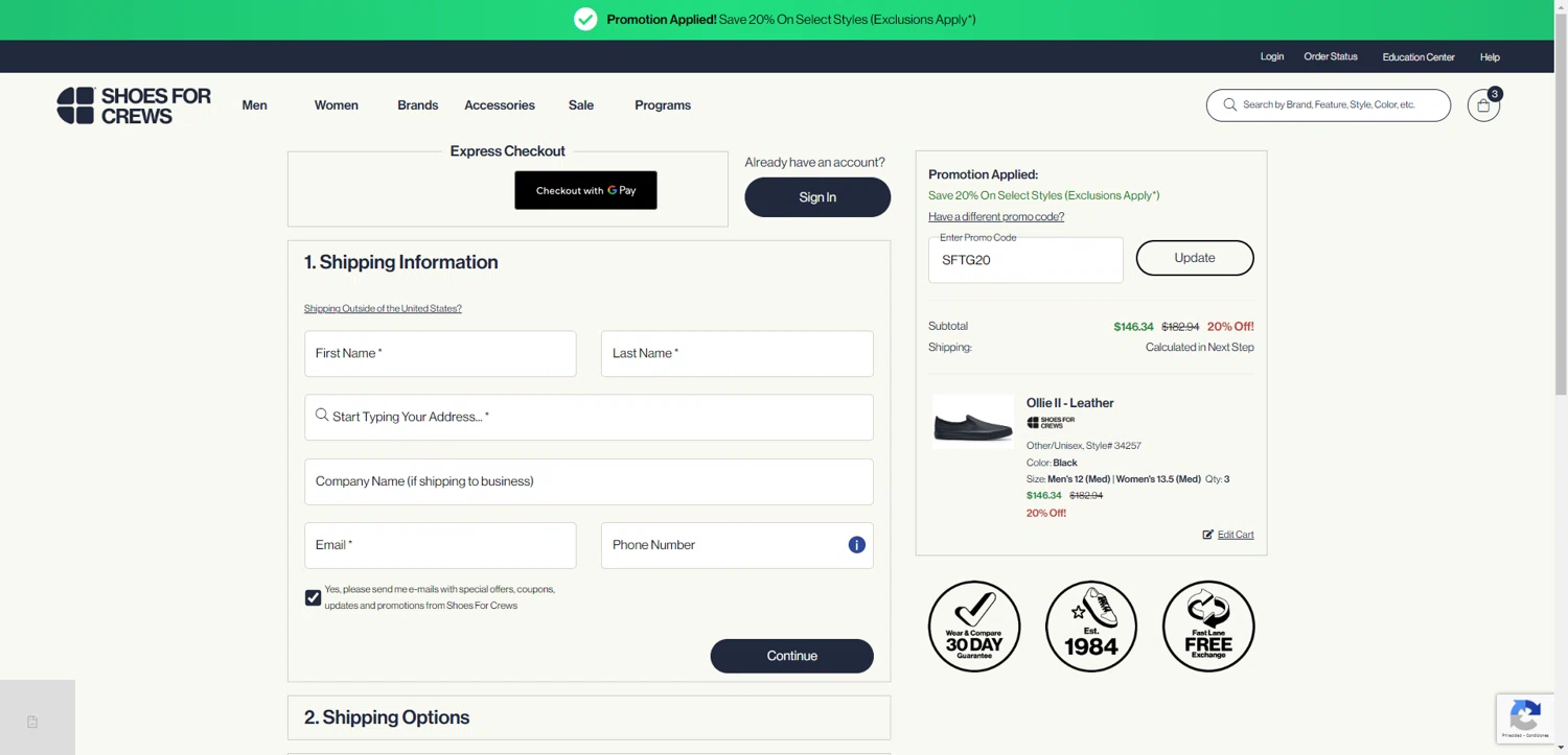 Shoes for Crews Promo Code - 25% Off (Verified) Dec 2025