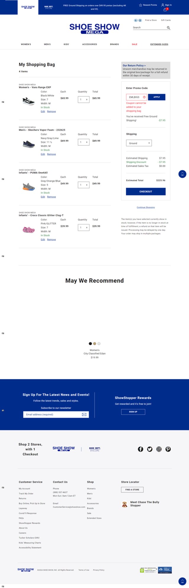 Shoe Show Mega Promo Codes - 10% Off Coupons Sep 2025