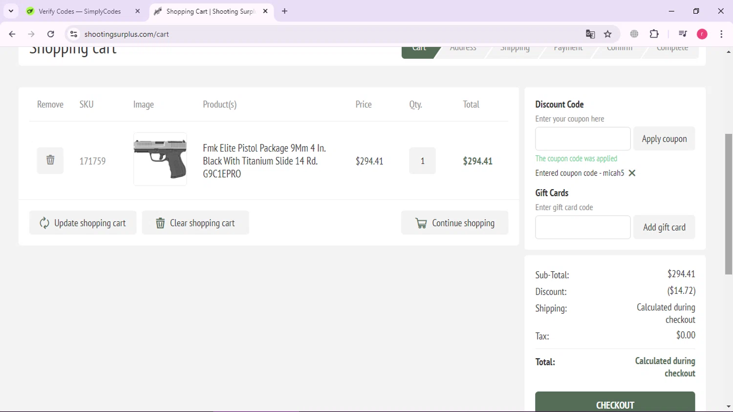 Shooting Surplus Coupons - 10% Off | September 2024