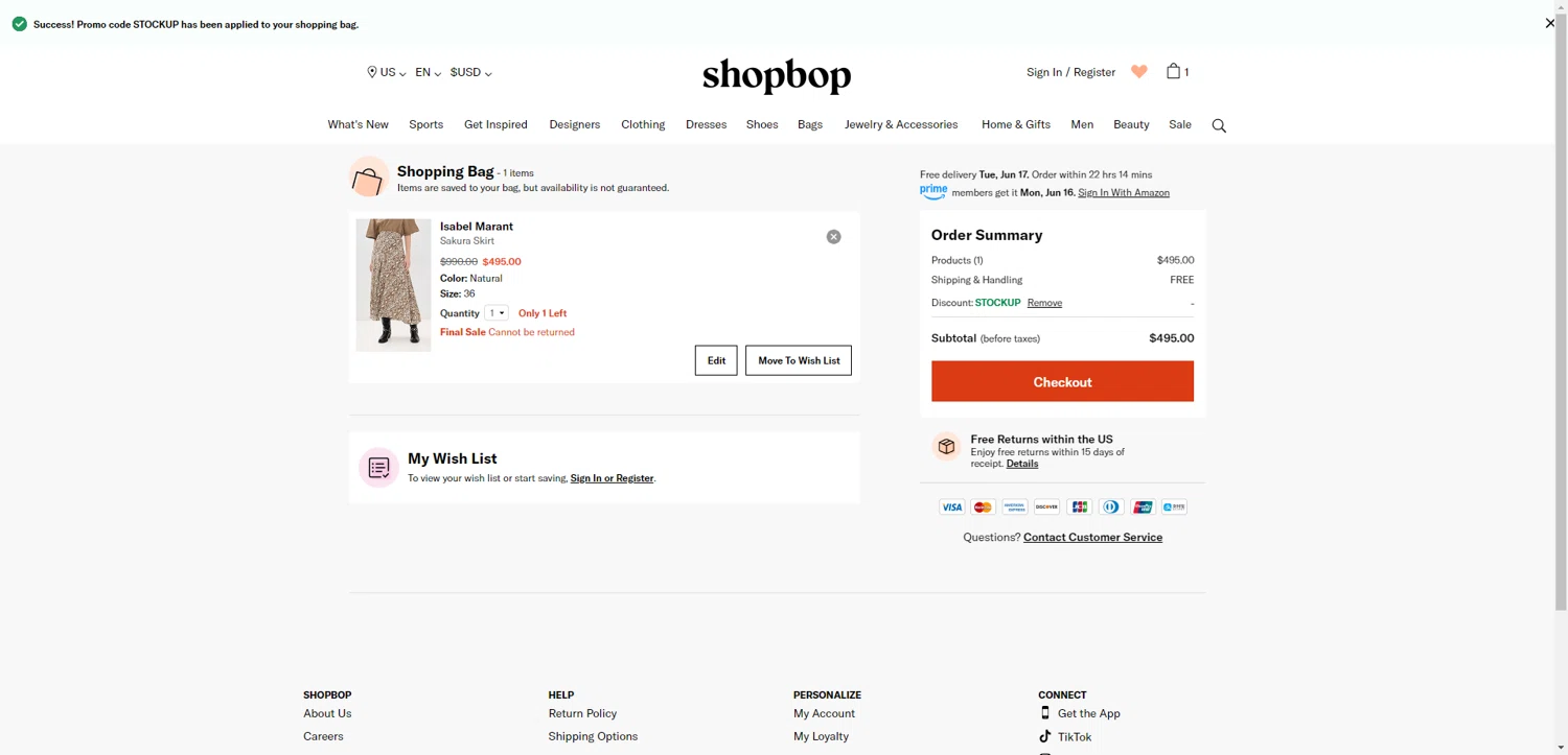 Shopbop Discount Codes - 25% Off (5 Verified) Aug 2025