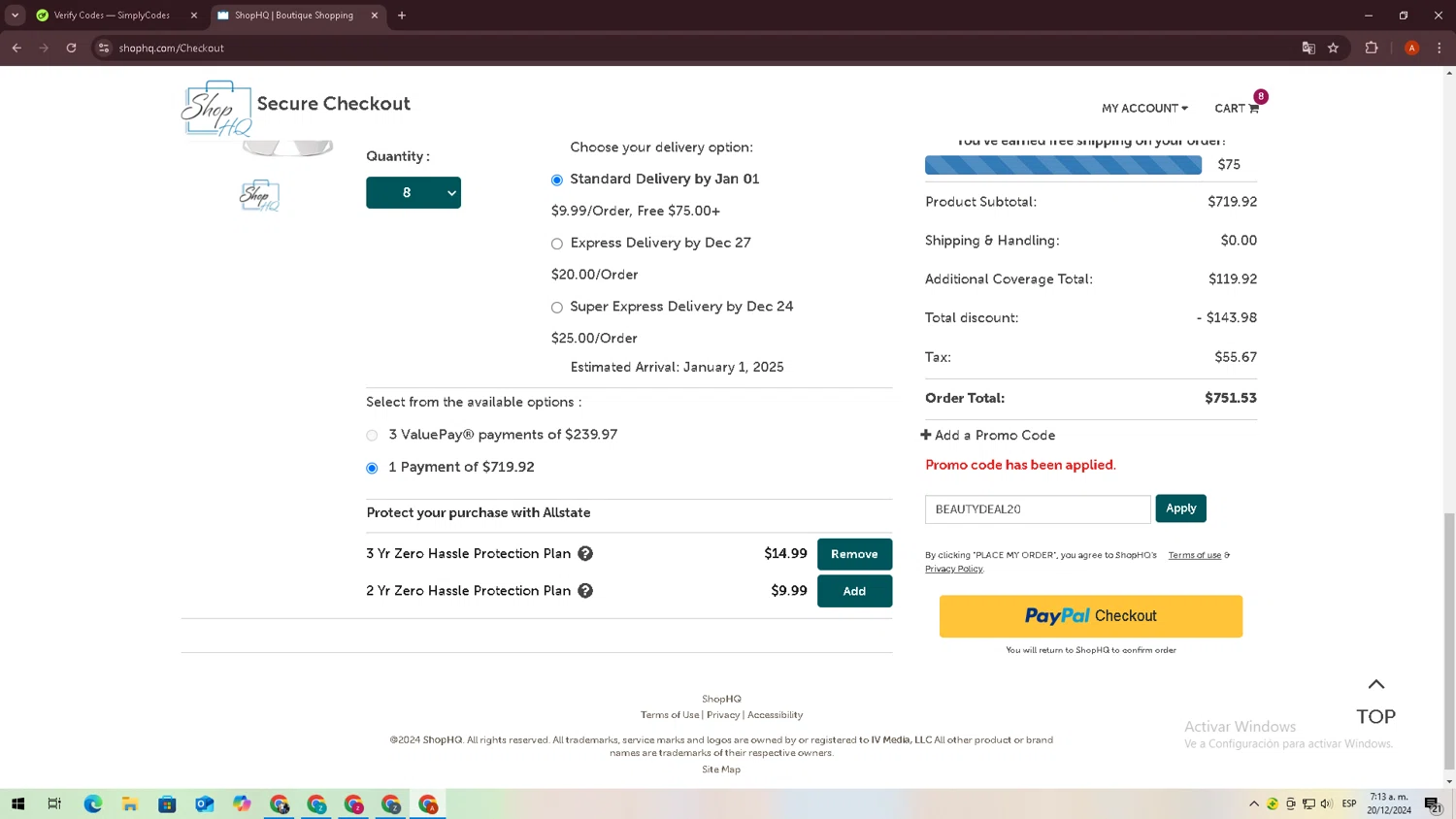 ShopHQ Promo Codes - 20% Off | January 2025