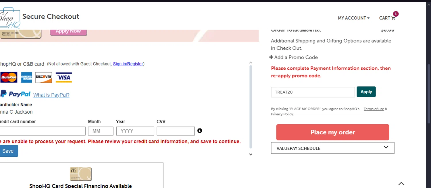 ShopHQ Promo Codes - 20% Off | December 2024