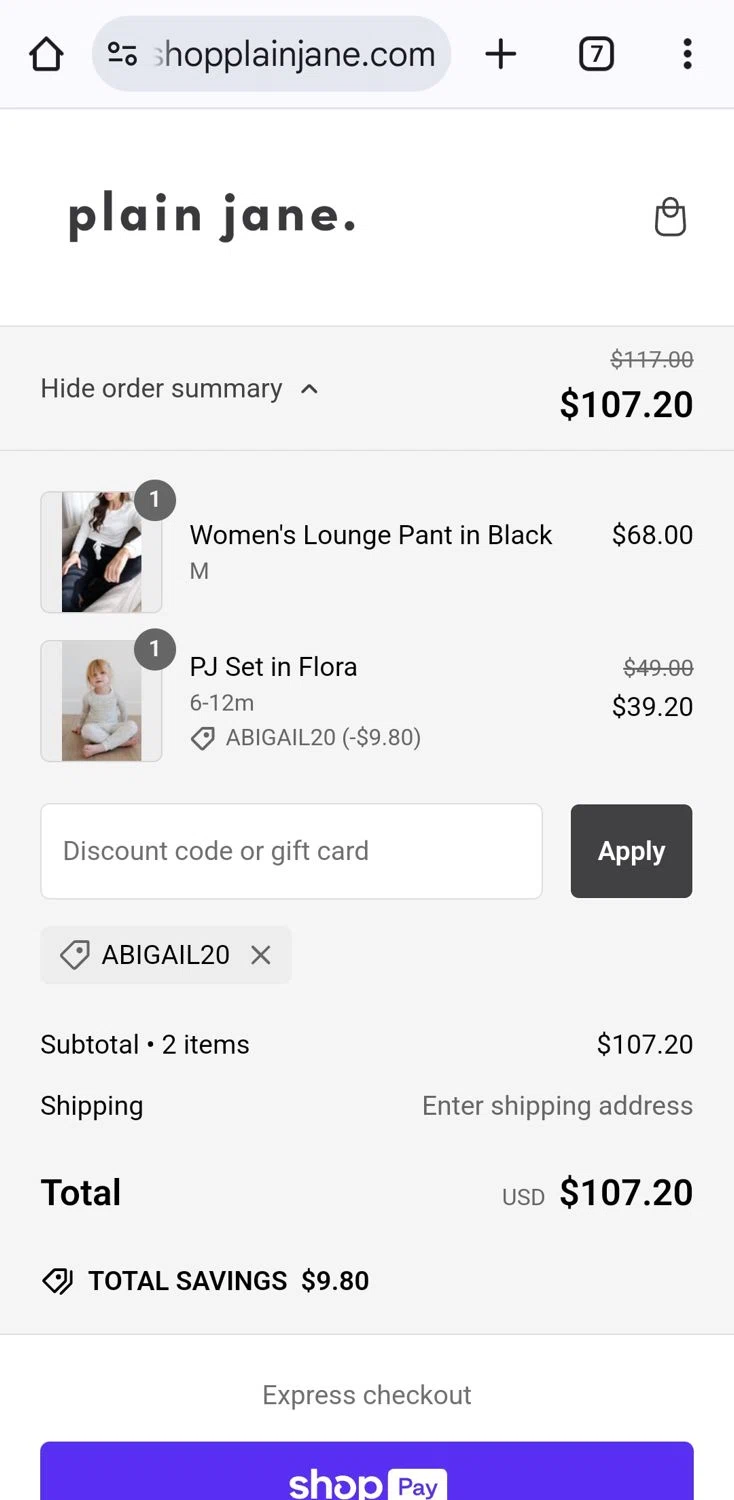 Shop Plain Jane Coupons - 40% Off | January 2025