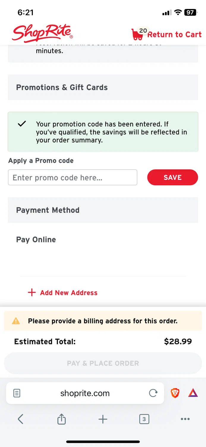 ShopRite Promo Codes - $30 Off | September 2024