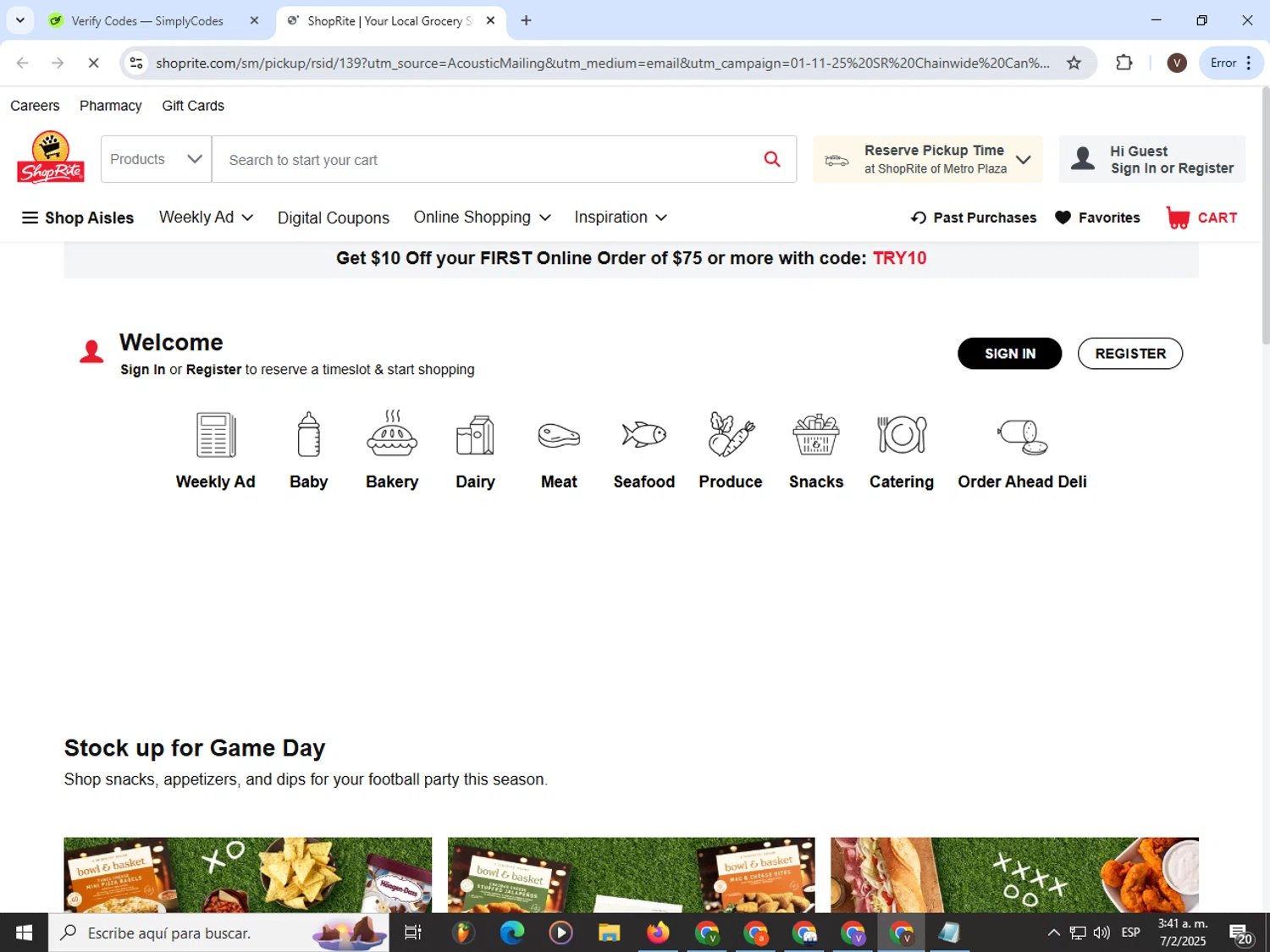 ShopRite Promo Codes (2 Verified) - $10 Off w/Code Aug 2025