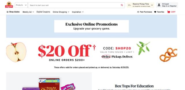 ShopRite Promo Codes (3 Verified) - $10 Off w/Code Sep 2025