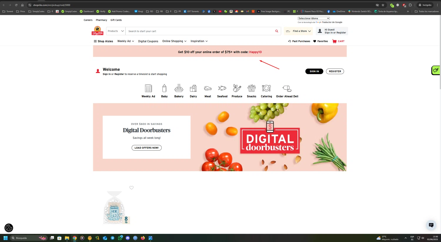 ShopRite Promo Codes (3 Verified) - $10 Off w/Code Jun 2025