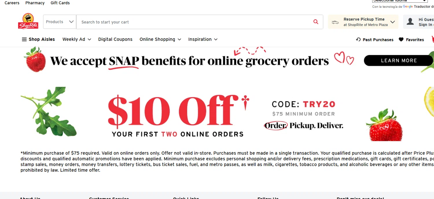 ShopRite Promo Codes (3 Verified) - $20 Off w/Code May 2025