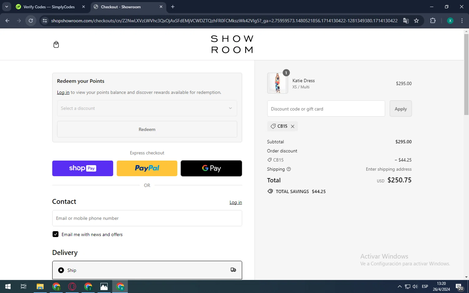 SHOWROOM Coupon Codes - 15% Off | December 2024