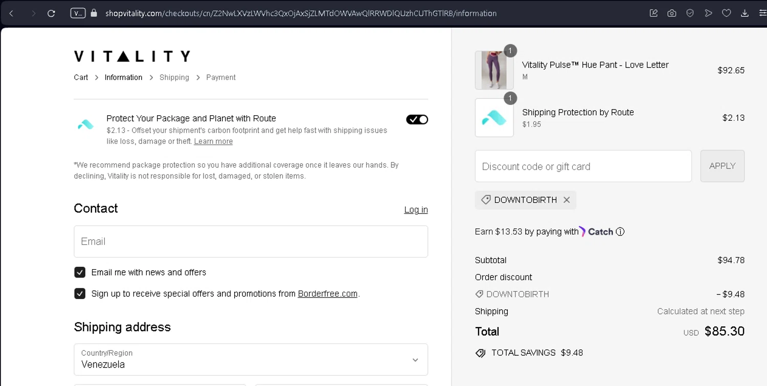 Vitality Discount Codes - 20% Off | September 2024